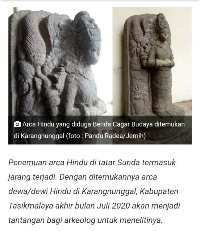 Sempat Viral Diduga Benda Cagar Budaya Arca Hindu Ditemukan Warga ...